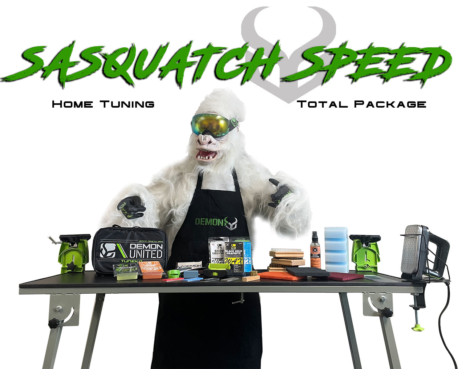 Demon Sasquatch Speed Edition Ski and Snowboard Home Tuning Total Pack ...